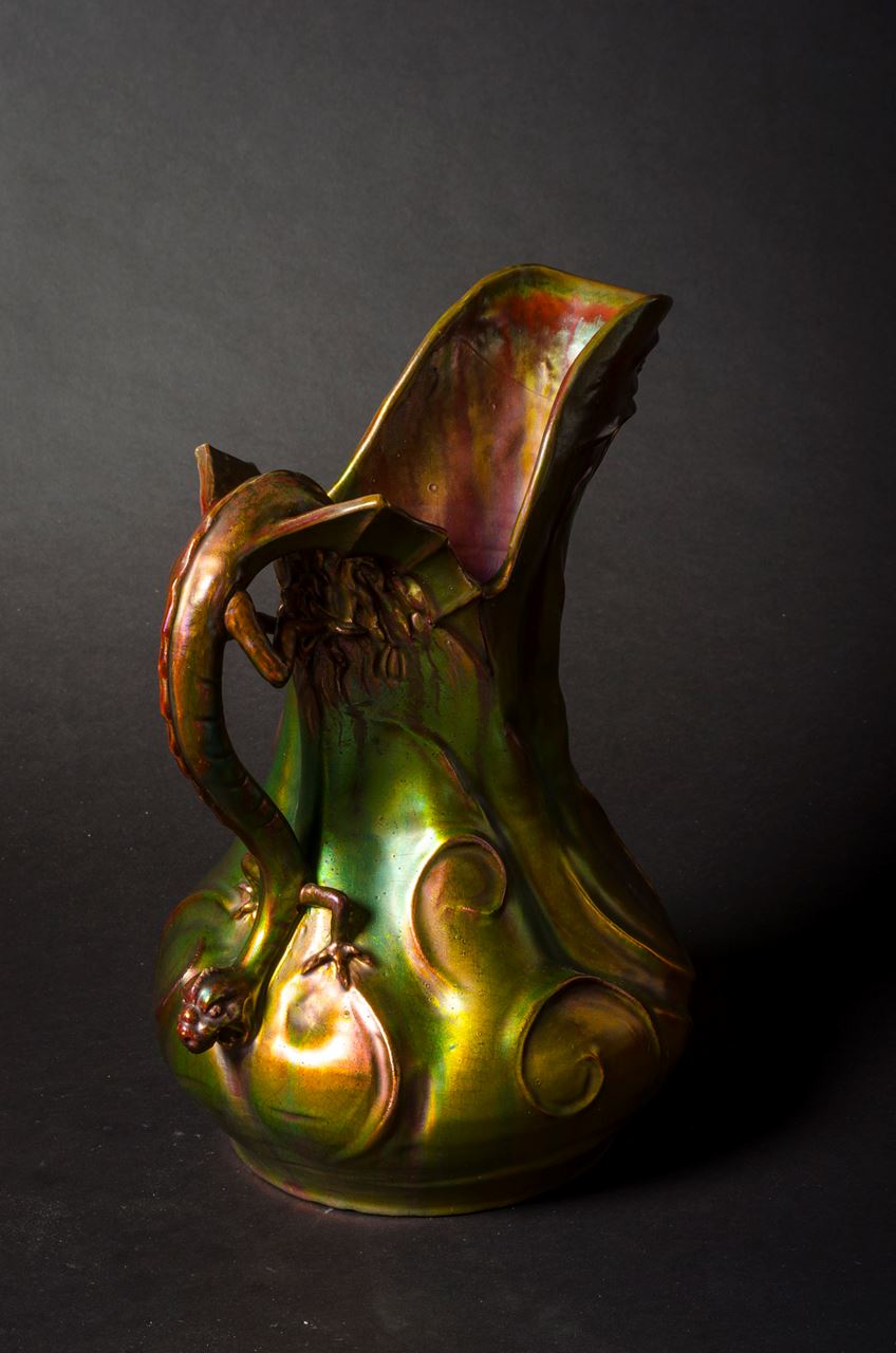Rare Pitcher With Dragon | Hieronymus Objects