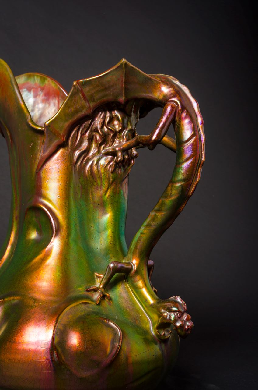 Rare Pitcher With Dragon | Hieronymus Objects