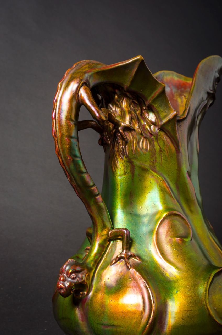 Rare Pitcher With Dragon | Hieronymus Objects