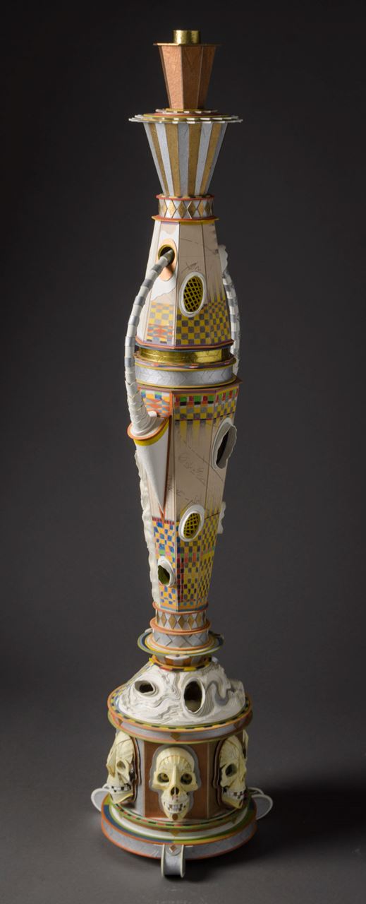 Paper Constructed Candlestick | Hieronymus Objects