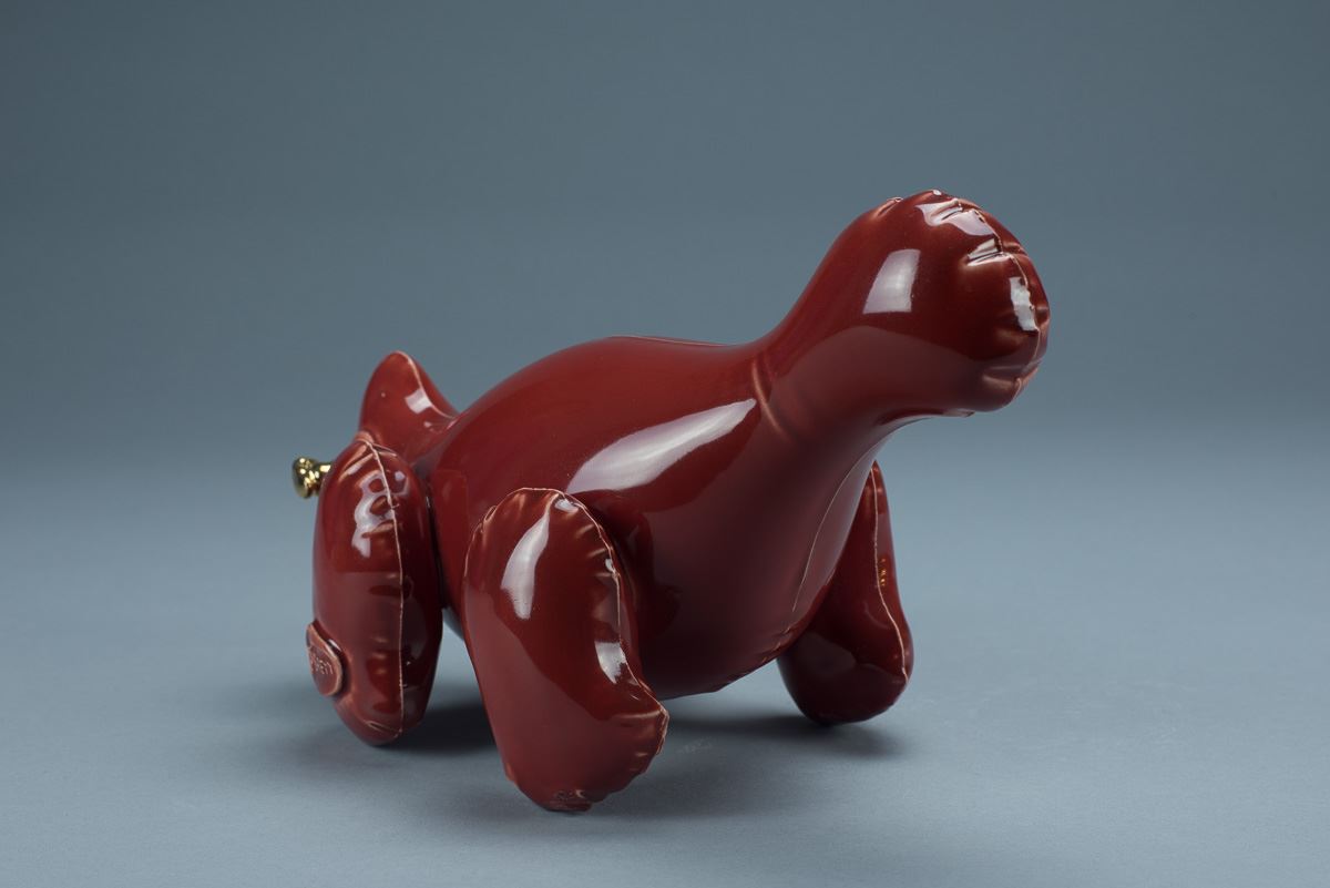 Small Brontosaurus Ruby Red | Hieronymus Objects